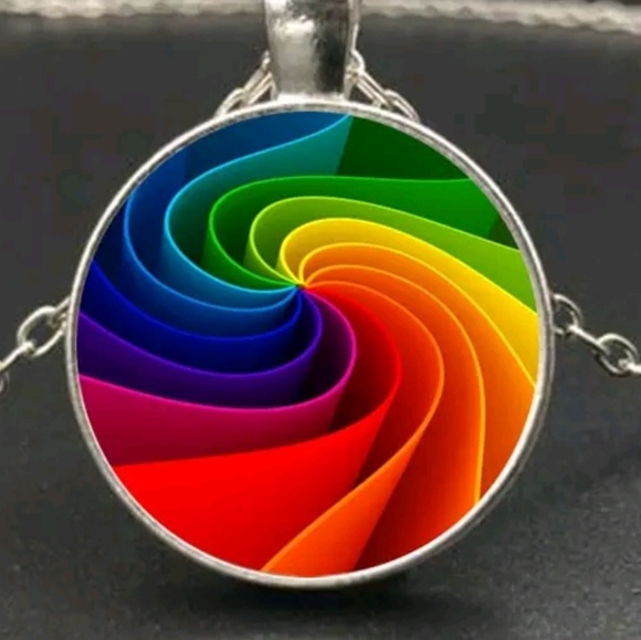 Fashion Jewelry | Jewelry | Lgbt Gay Pride Rainbow Pendant Necklace ...